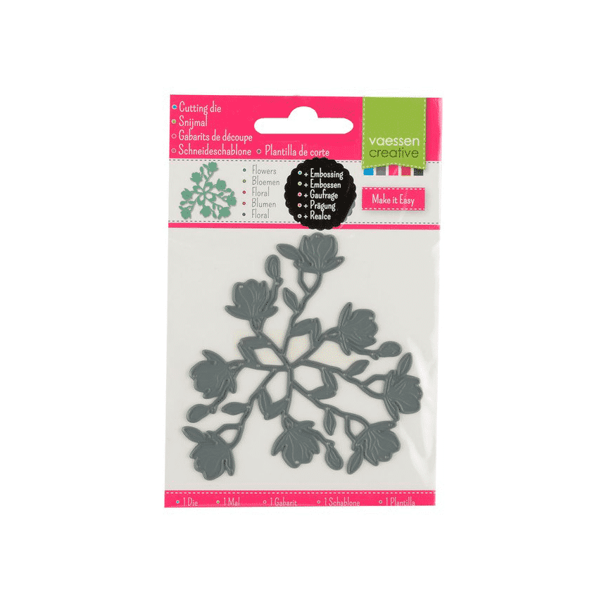 Vaessen Creative Stanssi, Flowers - Askartelukulma - Luo uutta itse!