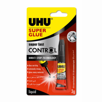 UHU Super Glue, Ultra fast Control- pikaliima 3g - Askartelukulma