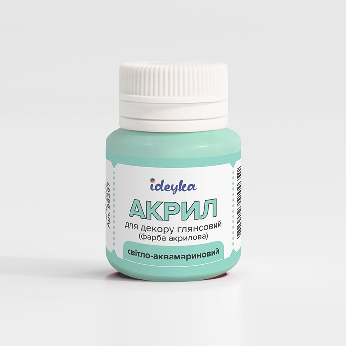 Ideyka Akryylimaali 20ml, 267 Light Aquamarine - Askartelukulma